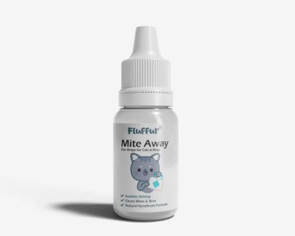 Buy Fluffur Mite Away Ear Mite Drops for Cats & Dogs 15ml at best price ...